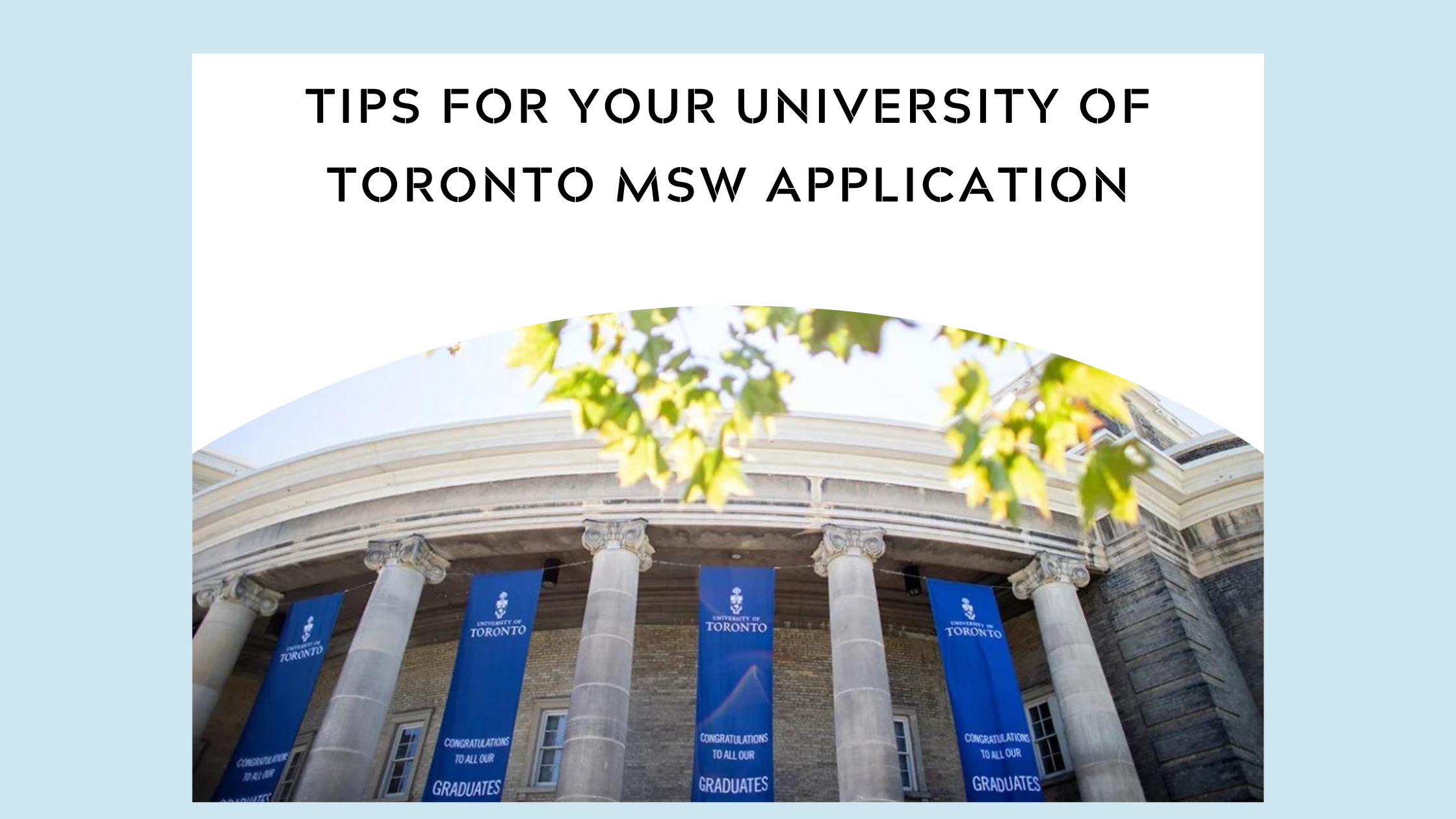 Canadian MSW Programs