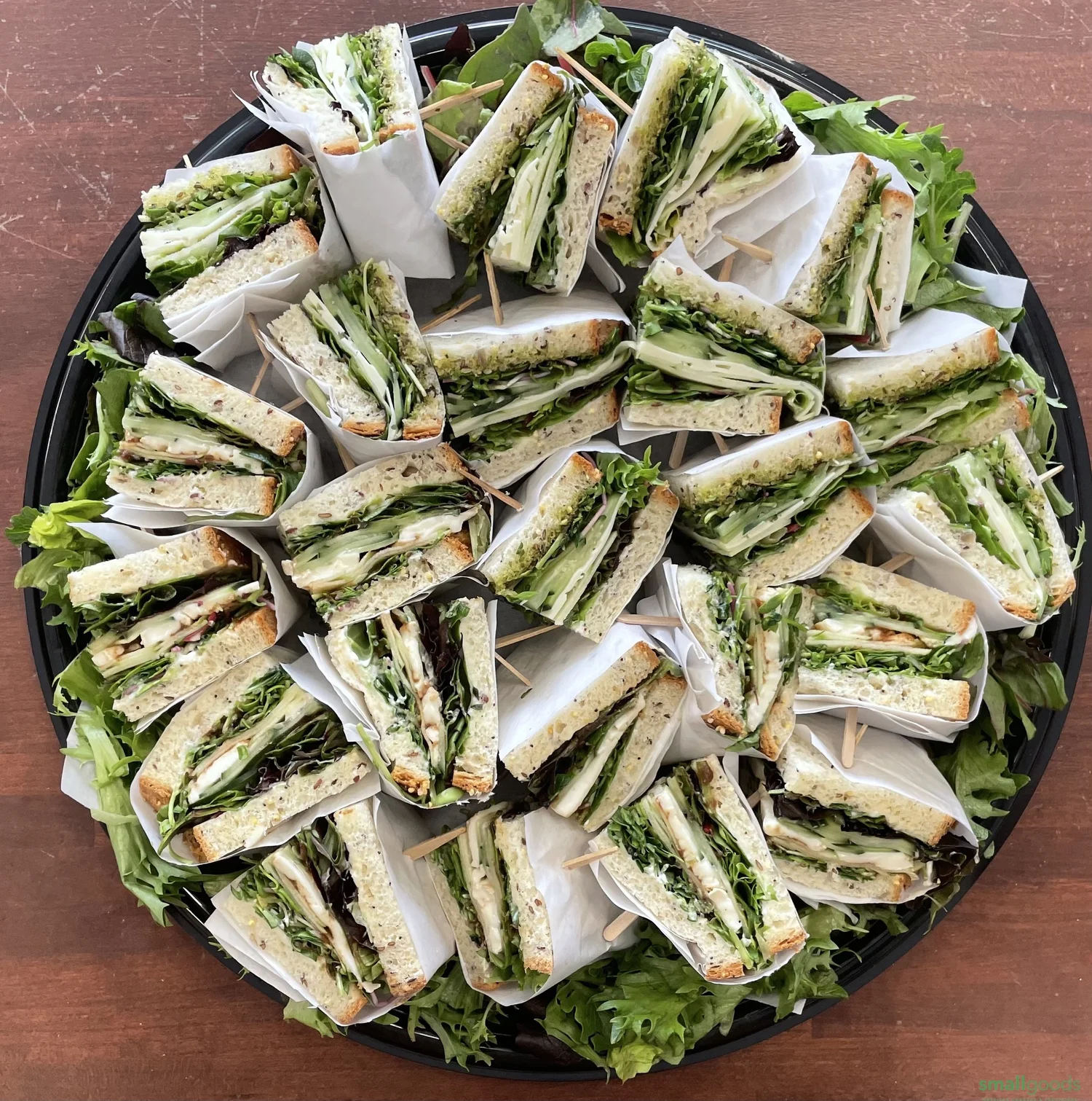 Smallgoods cheese shop sandwich and catering menu — Smallgoods Cheese ...