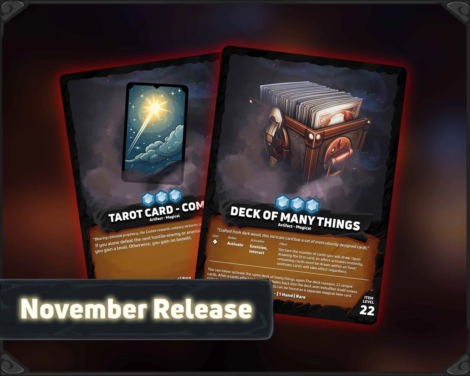 November Item Card Releases - Deck of Many Things Now Available ...