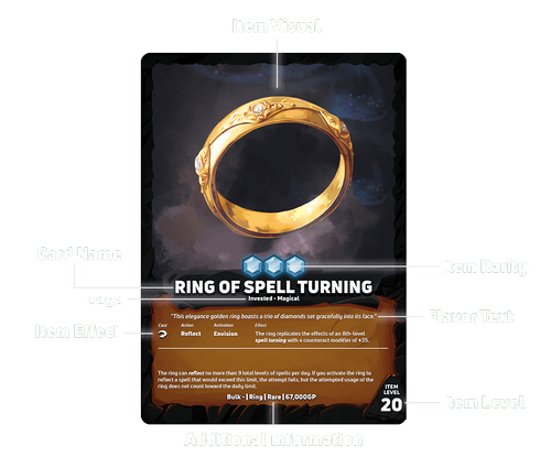 Free Pathfinder 2e Magical Item Cards — Adventurers Arsenal