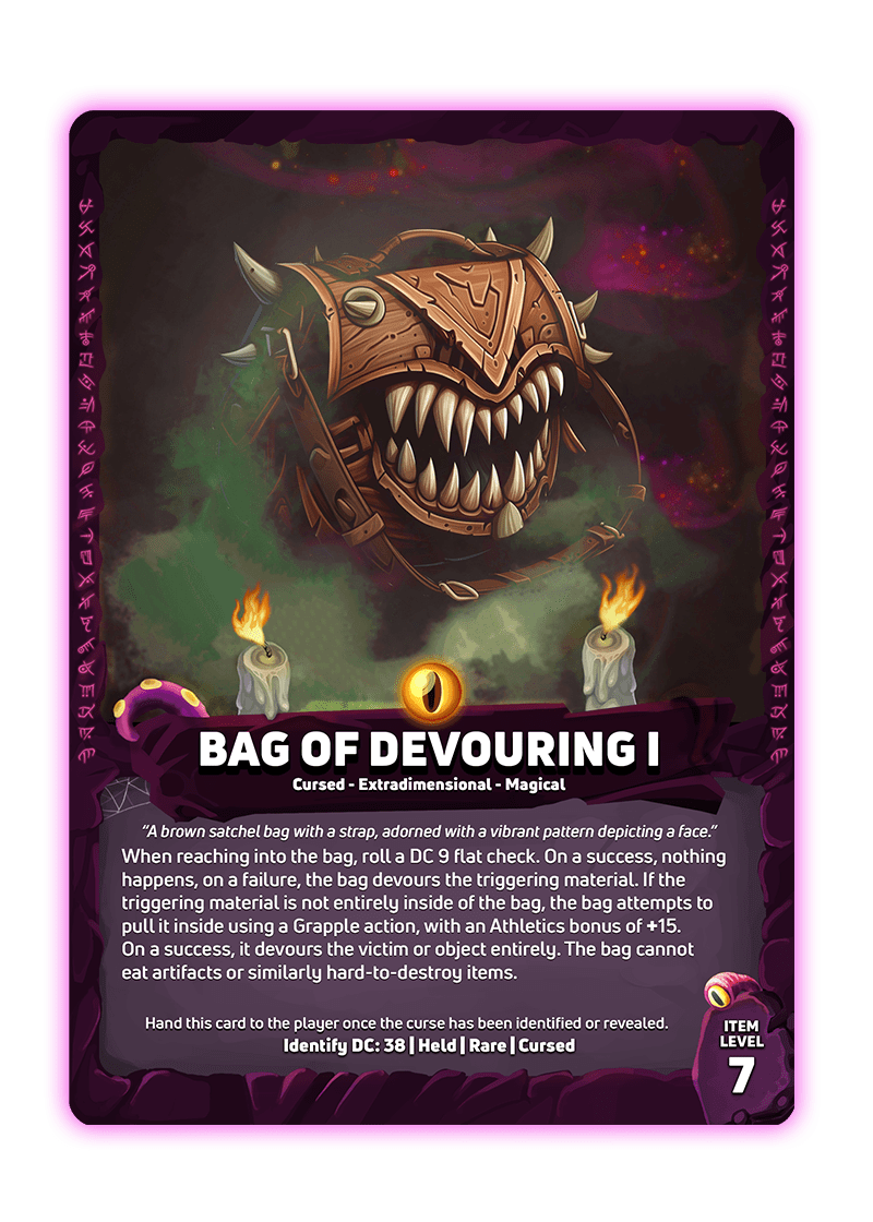 Download Your Free Pathfinder 2e Item Cards — Adventurers Arsenal