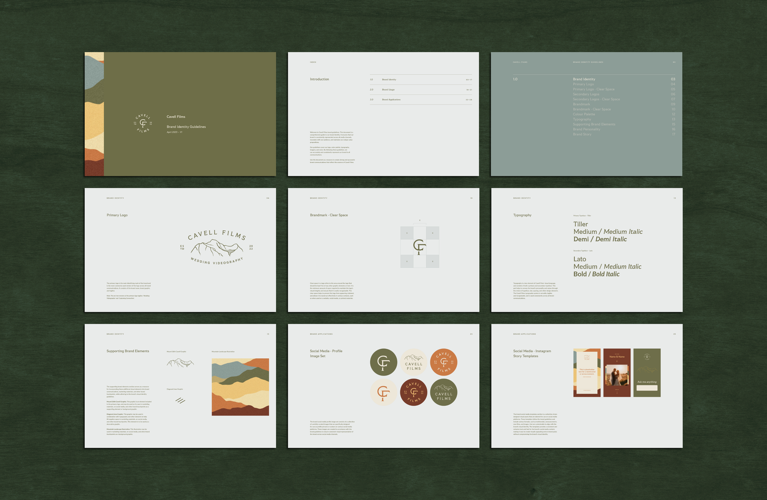 Cavell Films Brand Identity — Matthew Brownoff Design