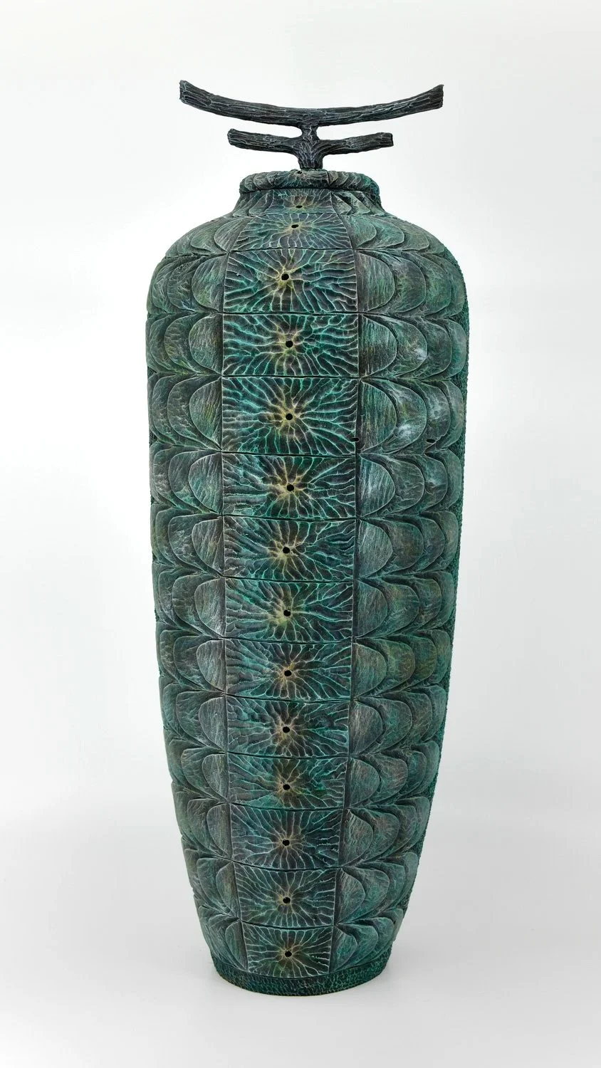 FINIAL TOPPED SCULPTURAL VESSELS — STEVE MILLER ~ Nature's Turn Woodworking