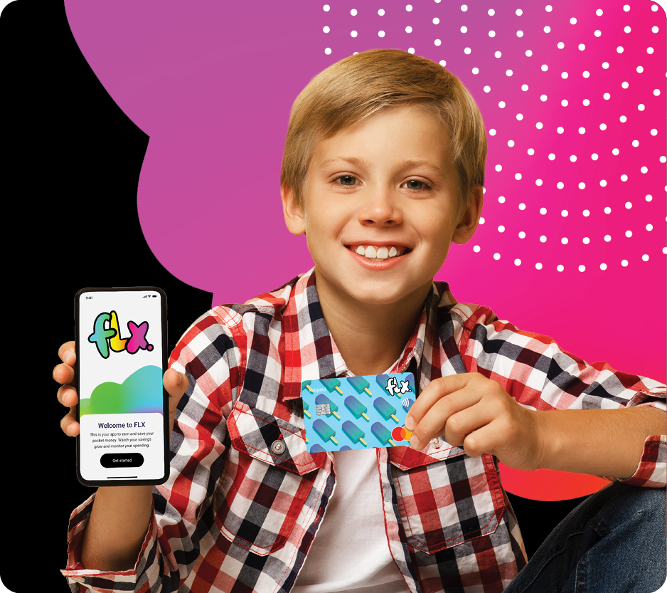 FLX Kids Debit Card and Savings App - Flexischools