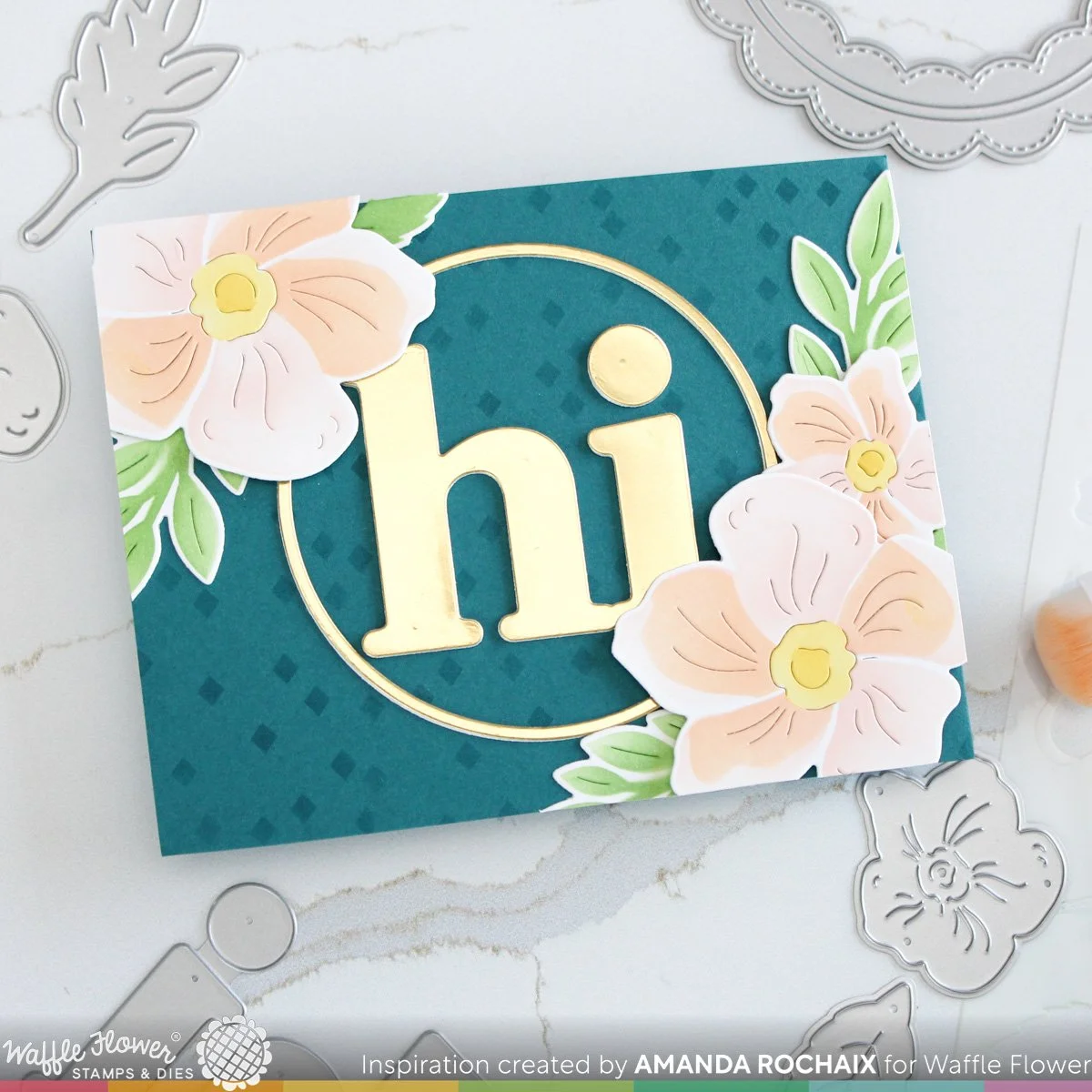 Waffle Flower— Flower Frames — crafty daydreams