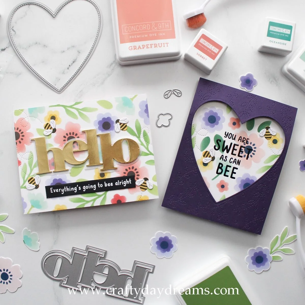 Concord & 9th—Sending Smiles Rainbow Card — crafty daydreams