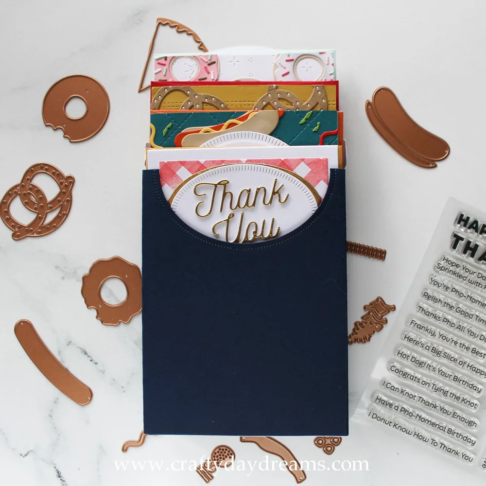 Spellbinders—Sweet & Savory Thank You Card Set — crafty daydreams