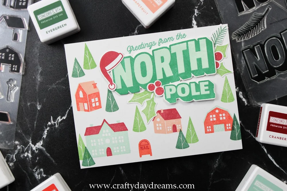 Ellen Hutson—Vintage North Pole Postcard — crafty daydreams