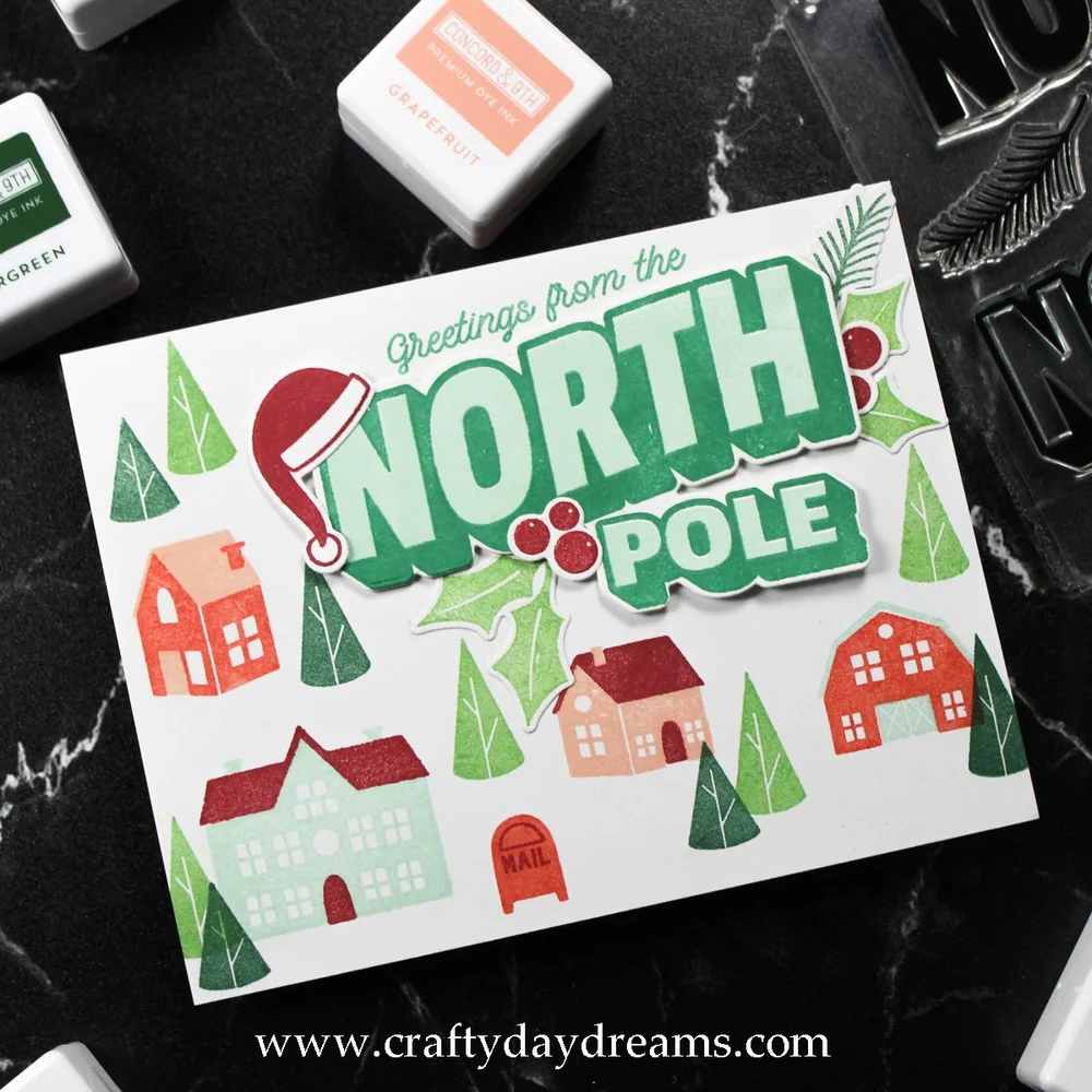 Ellen Hutson—Vintage North Pole Postcard — crafty daydreams
