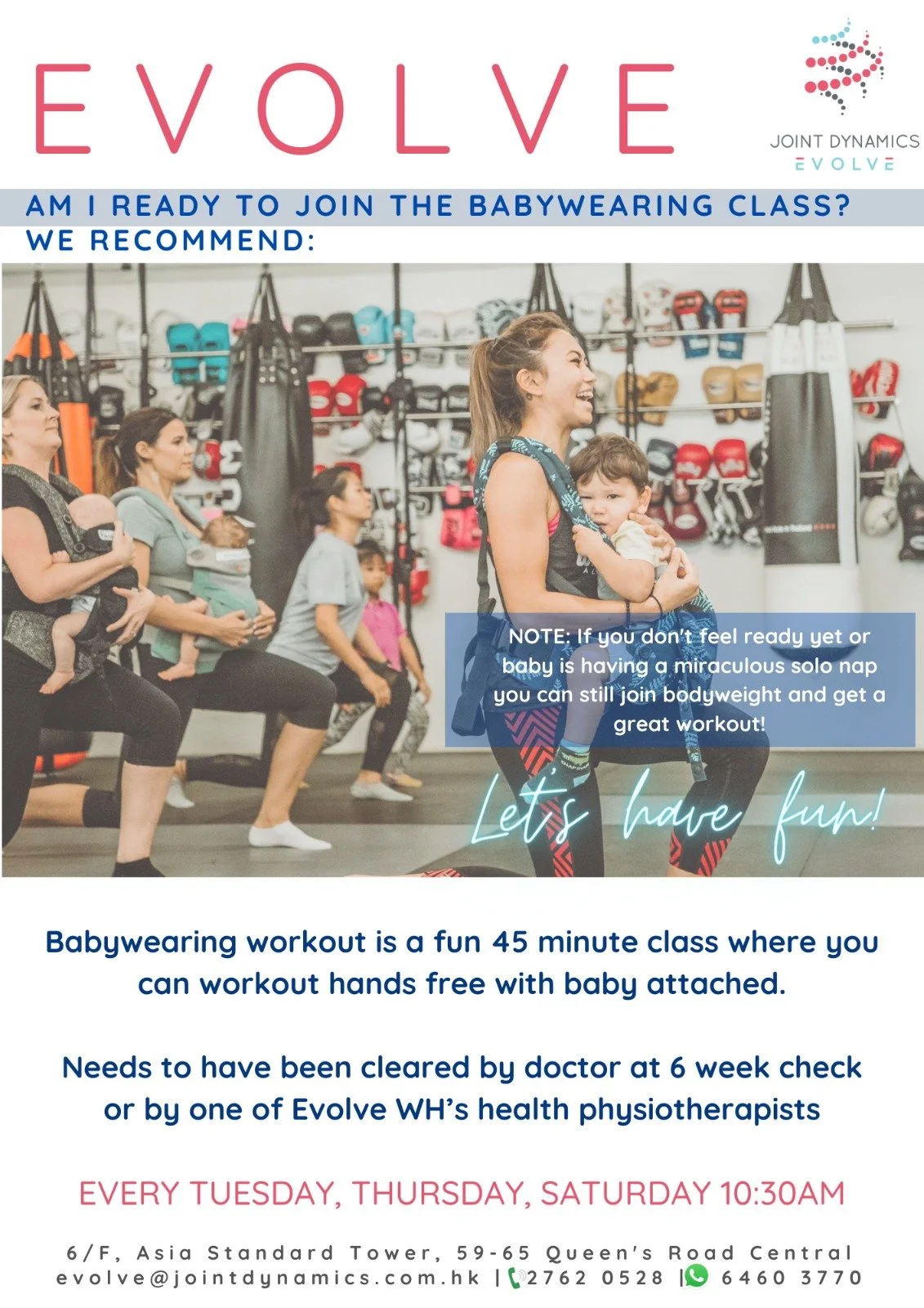 Group Classes — Joint Dynamics Evolve