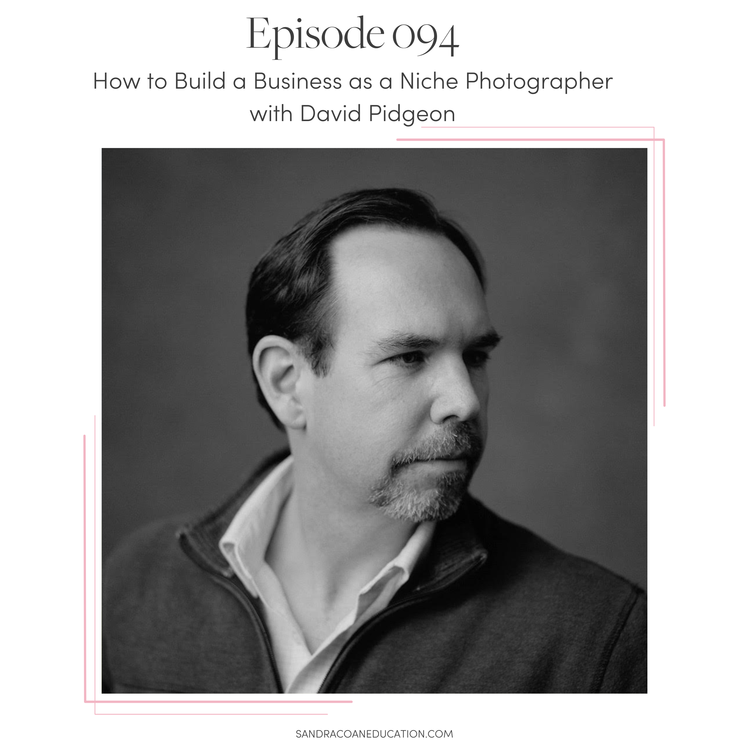 How to Build a Business as a Niche Photographer with David Pidgeon ...