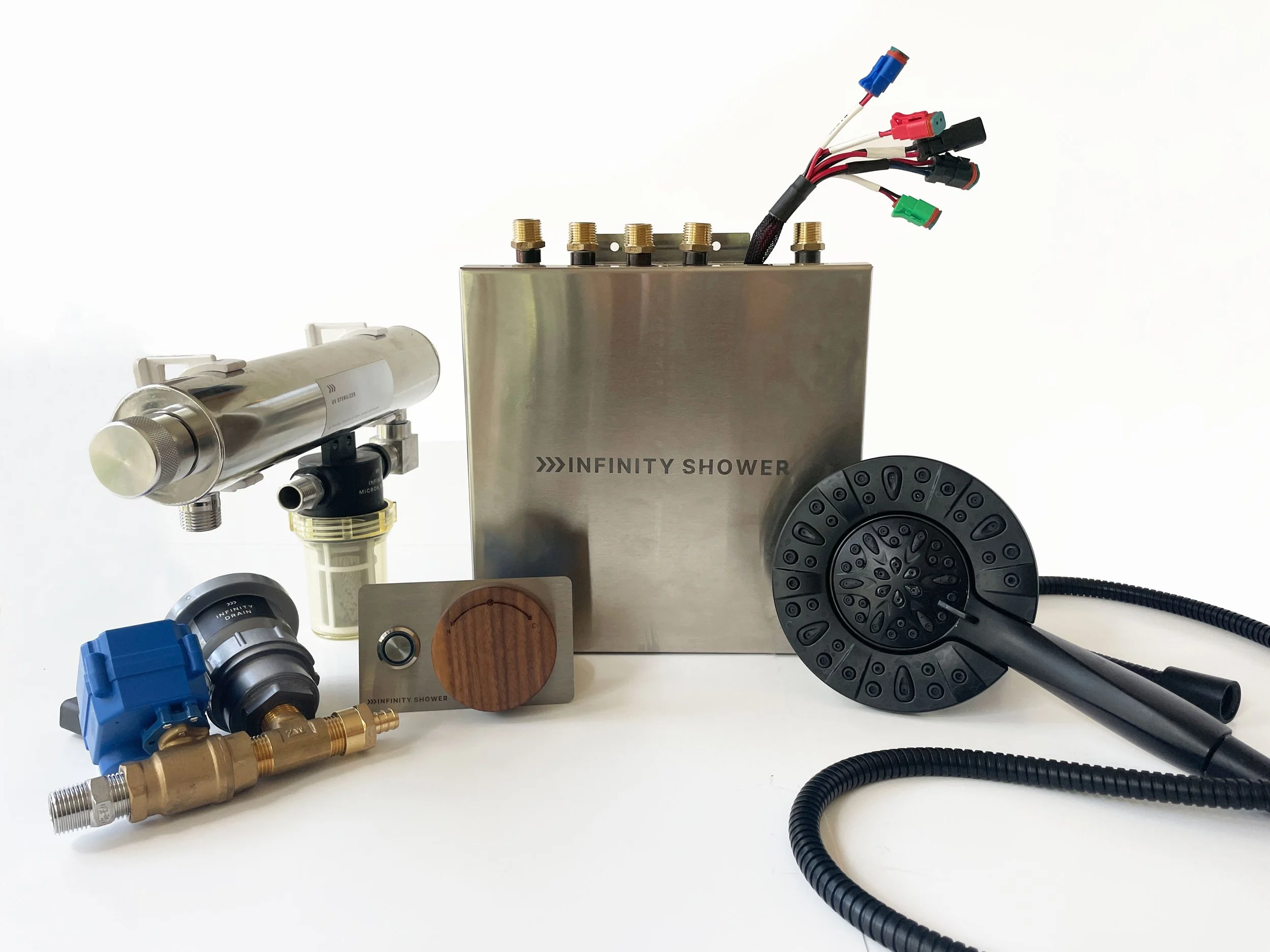 The Infinity Shower | Shop Recirculating Shower System for Vans, RVs ...
