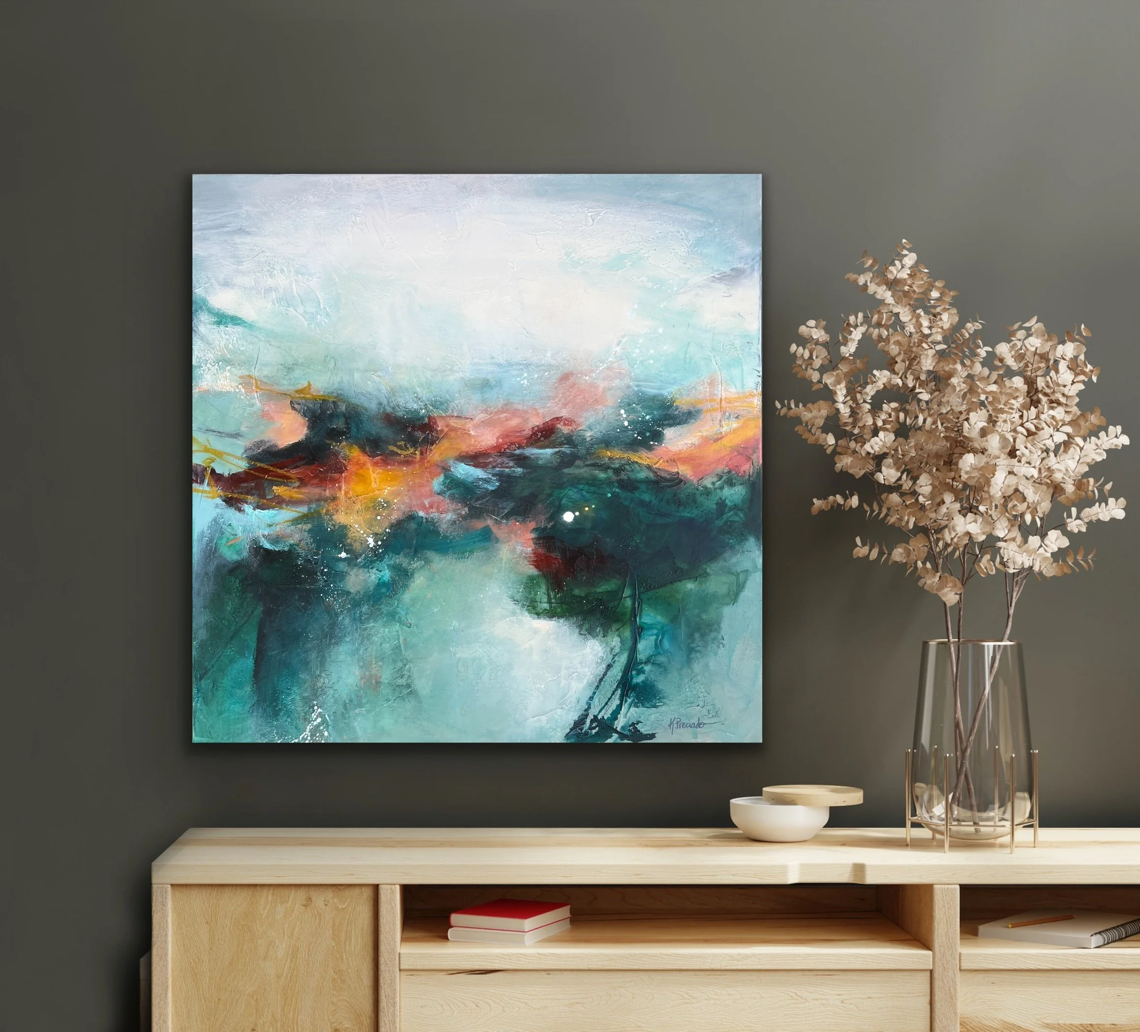 Original artwork inspired by Sedona landscape — KARLA PRECIADO