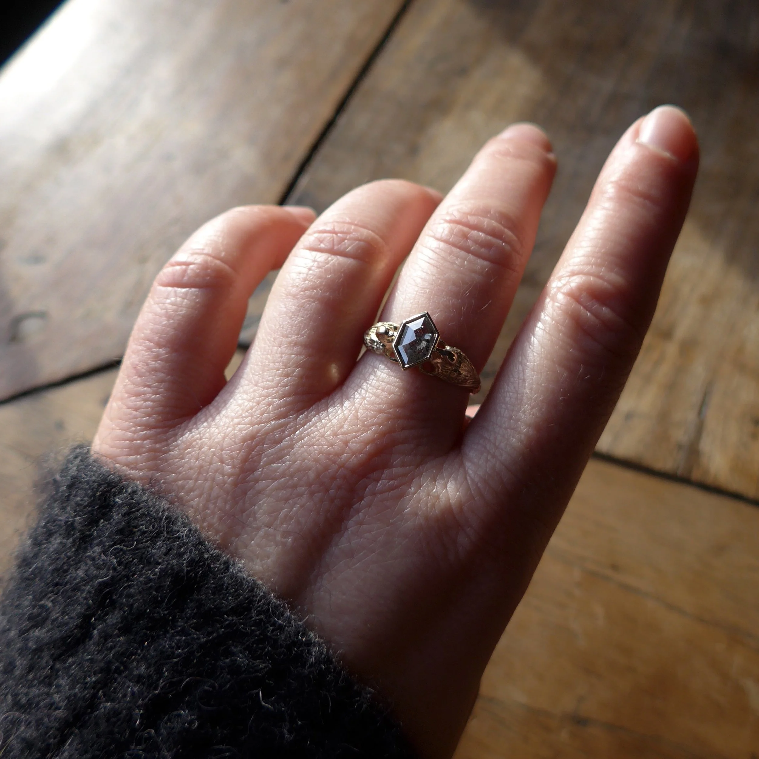 Vesper Bat Signet Ring — The Sacred Order