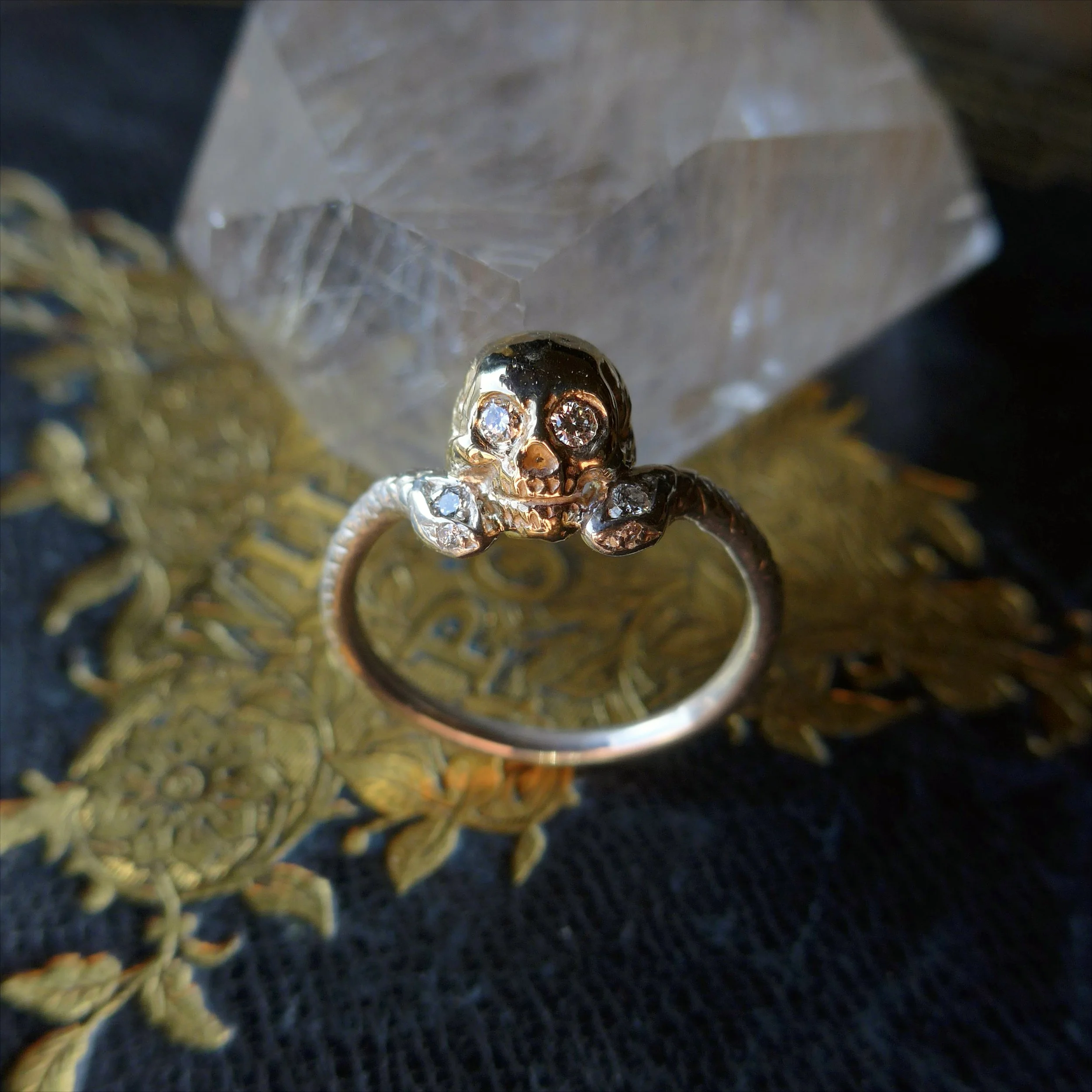 Vesper Bat Signet Ring — The Sacred Order