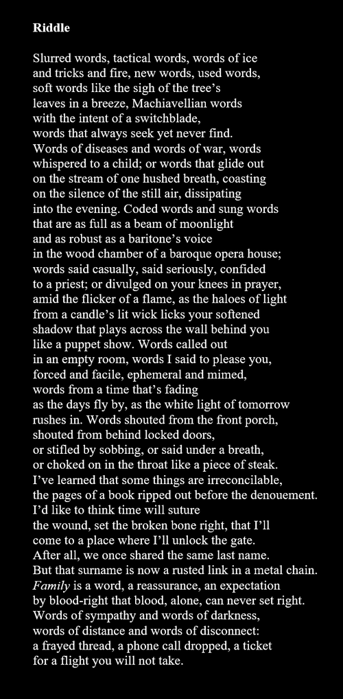 Riddle — Alexander Lazarus Wolff