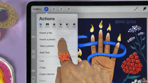 Procreate Gestures Cheatsheet — Brooke Glaser