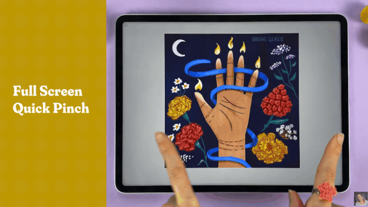 Procreate Gestures Cheatsheet — Brooke Glaser