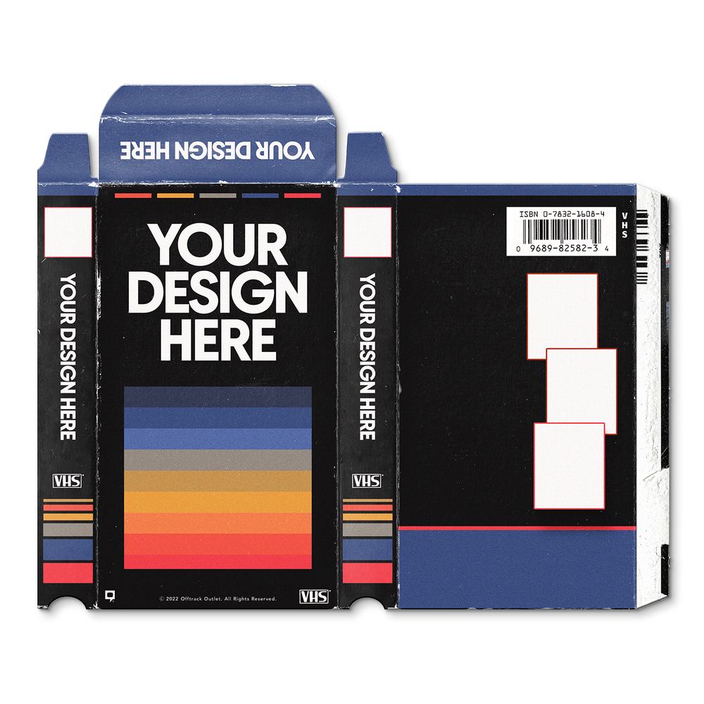 VHS Sleeve Unfolded — OFFTRACK OUTLET