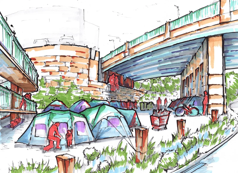 Homelessness: - Shelters vs + Camps — In[form]al