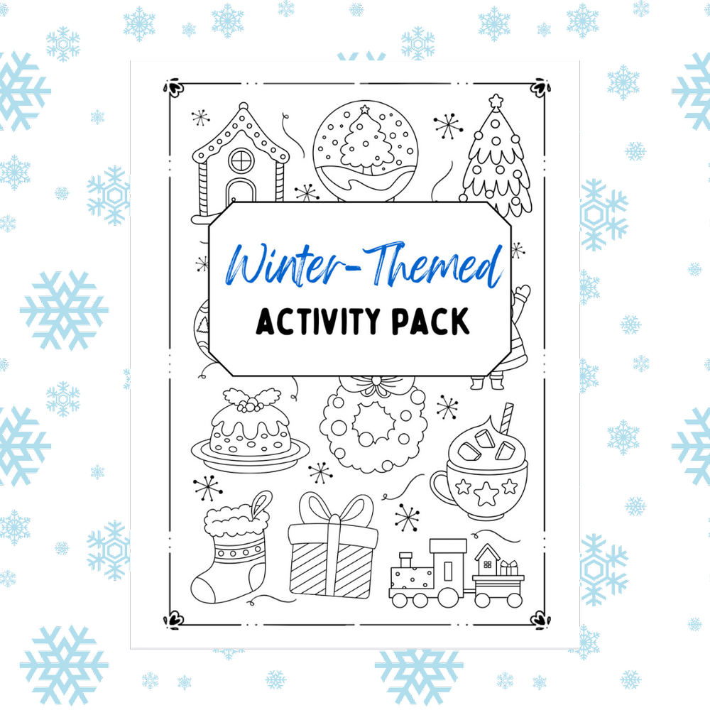 Winter Holiday Freebie Downloadable Template Christmas Hanukah Chanukah ...