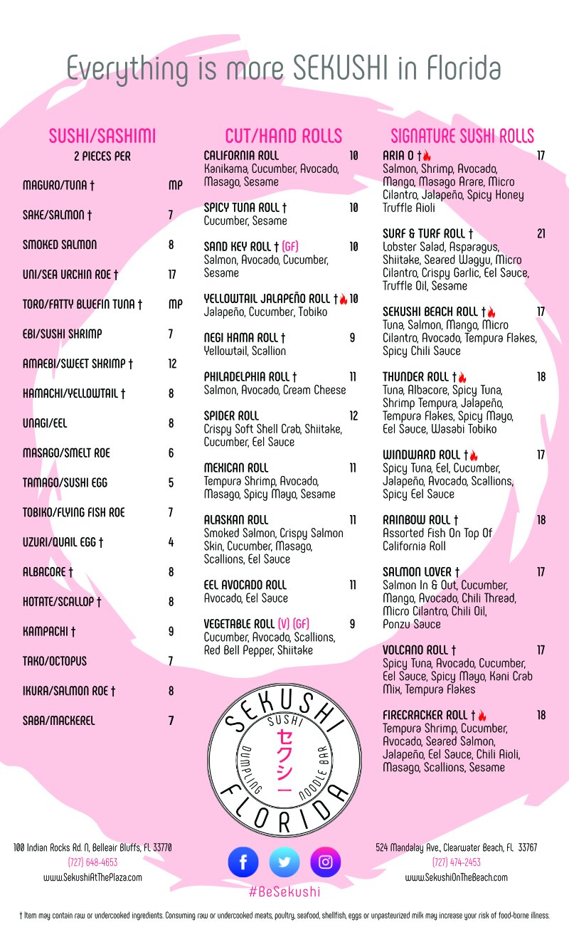 Main Menu — Sekushi On The Beach
