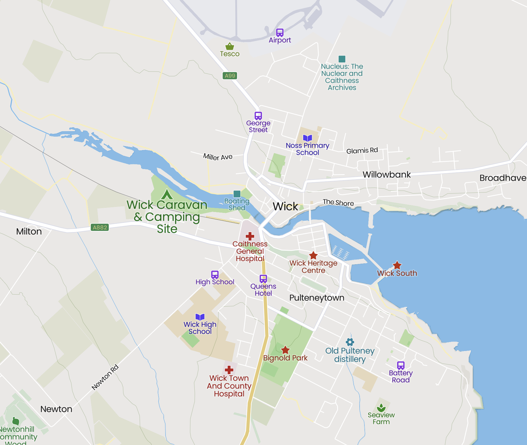 GETTING HERE — Wick River Campsite