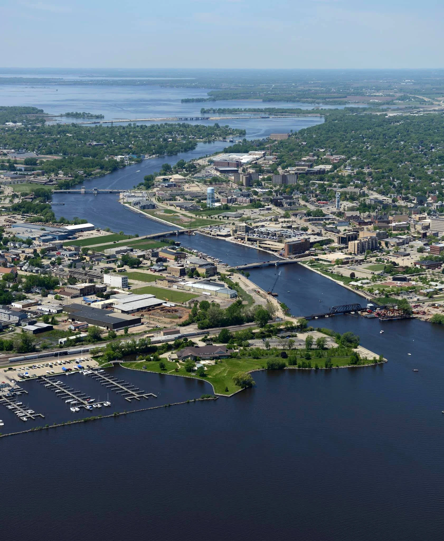 Pioneer Marina, Lake Winnebago and Fox River, Oshkosh WI