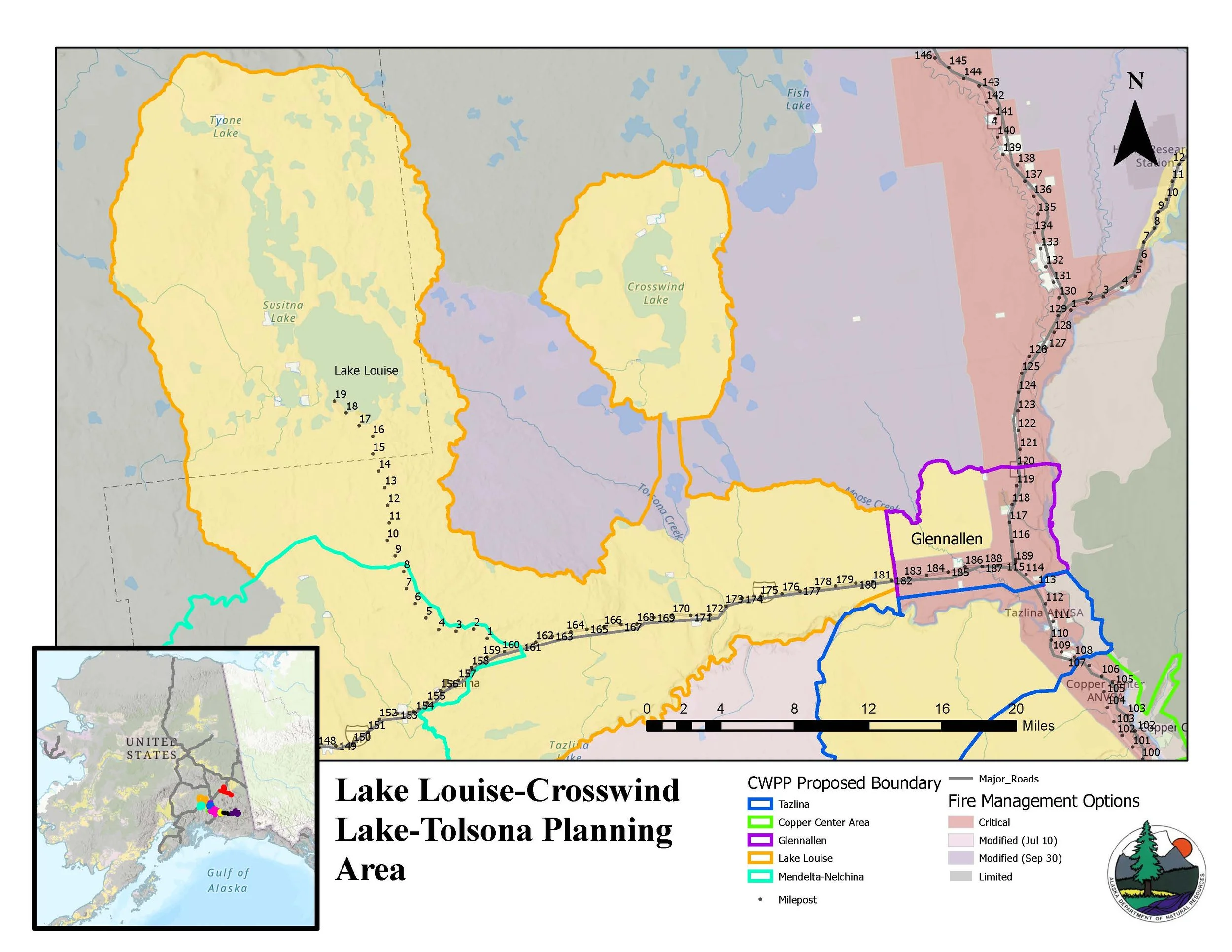 Lake Louise, Crosswind Lake — Copper River Community Wildfire ...