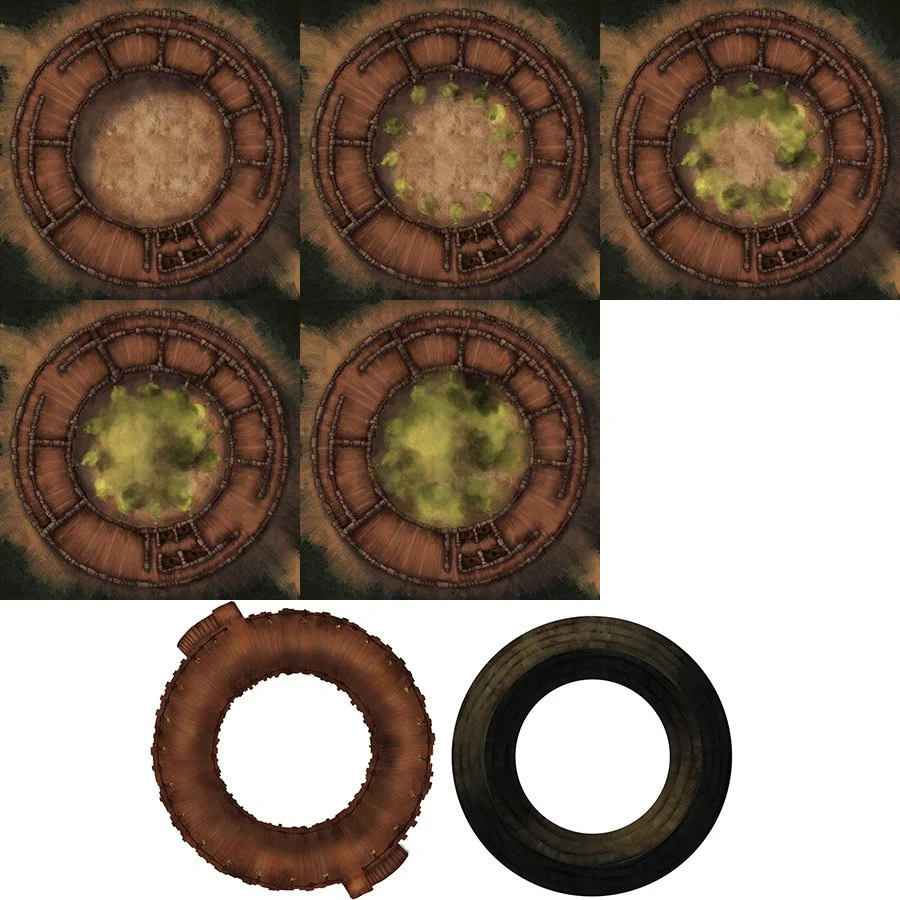 Nordic Ruins Battle Map — Domille's Wondrous Works