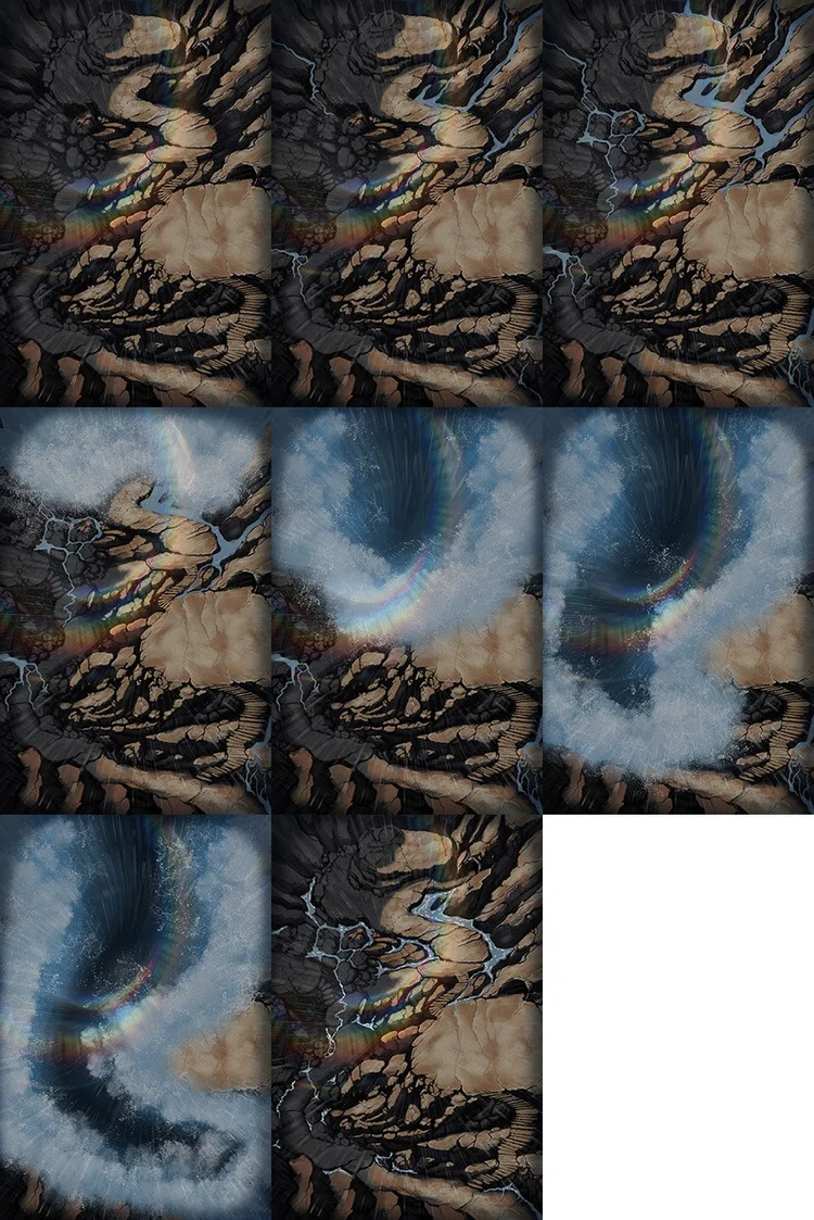 Avalanche Phased Battle Map — Domille's Wondrous Works