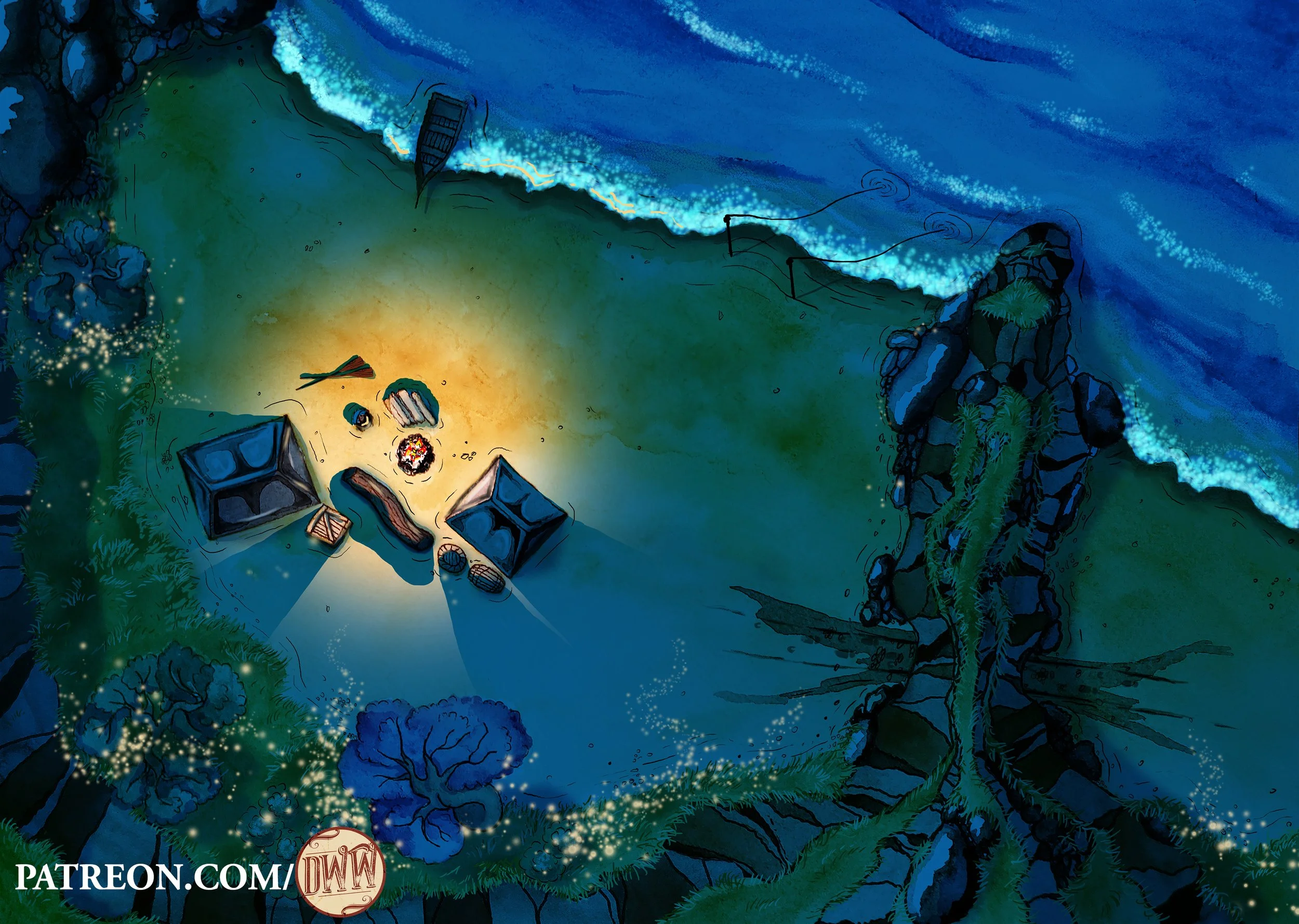 Avalanche Phased Battle Map — Domille's Wondrous Works