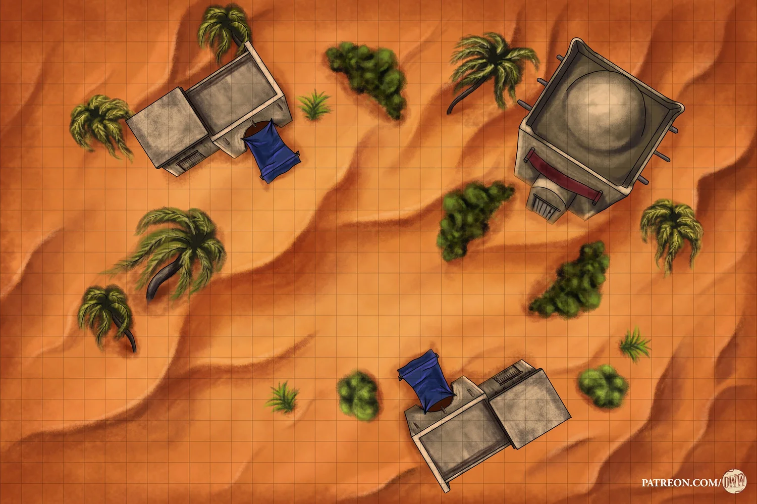Sky Shrine Battle Map — Domille's Wondrous Works
