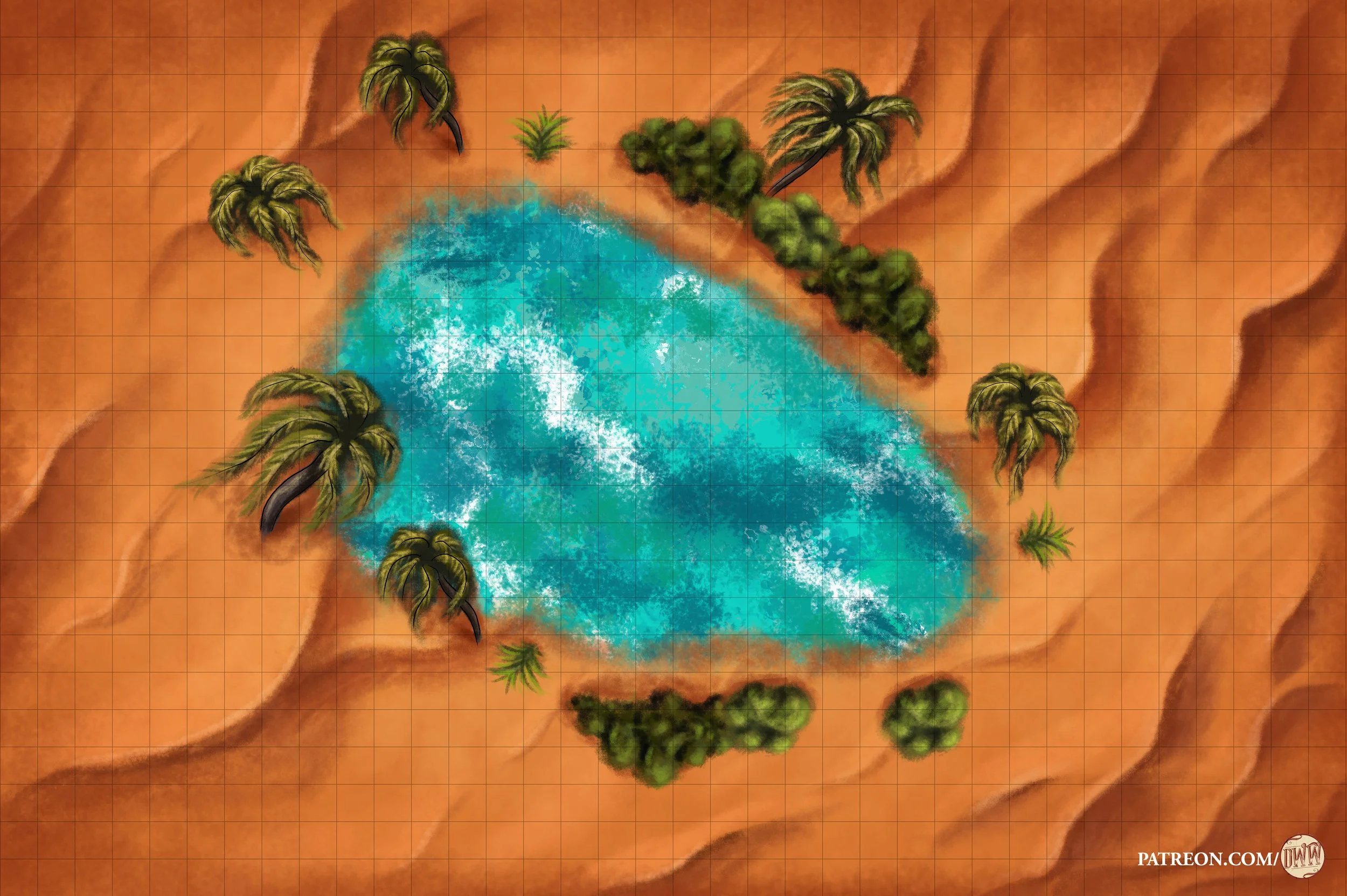 Sky Shrine Battle Map — Domille's Wondrous Works
