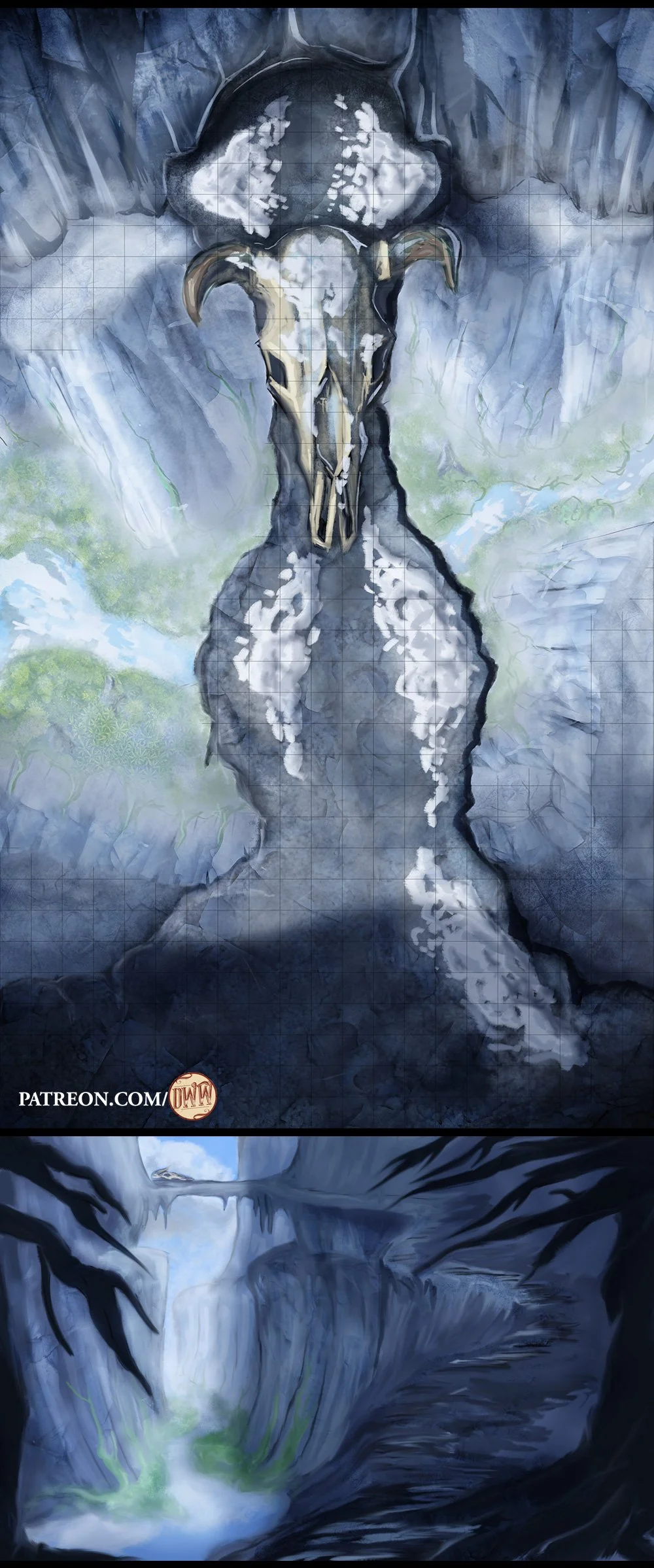 Fort Ruins Battle Map — Domille's Wondrous Works