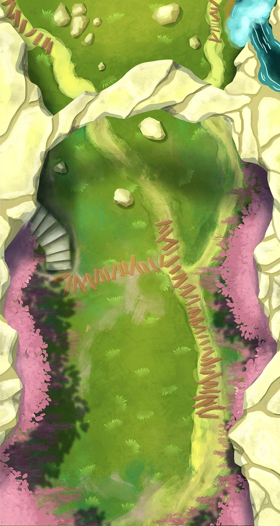 Swinging Bridge Phased Battle Map — Domille's Wondrous Works