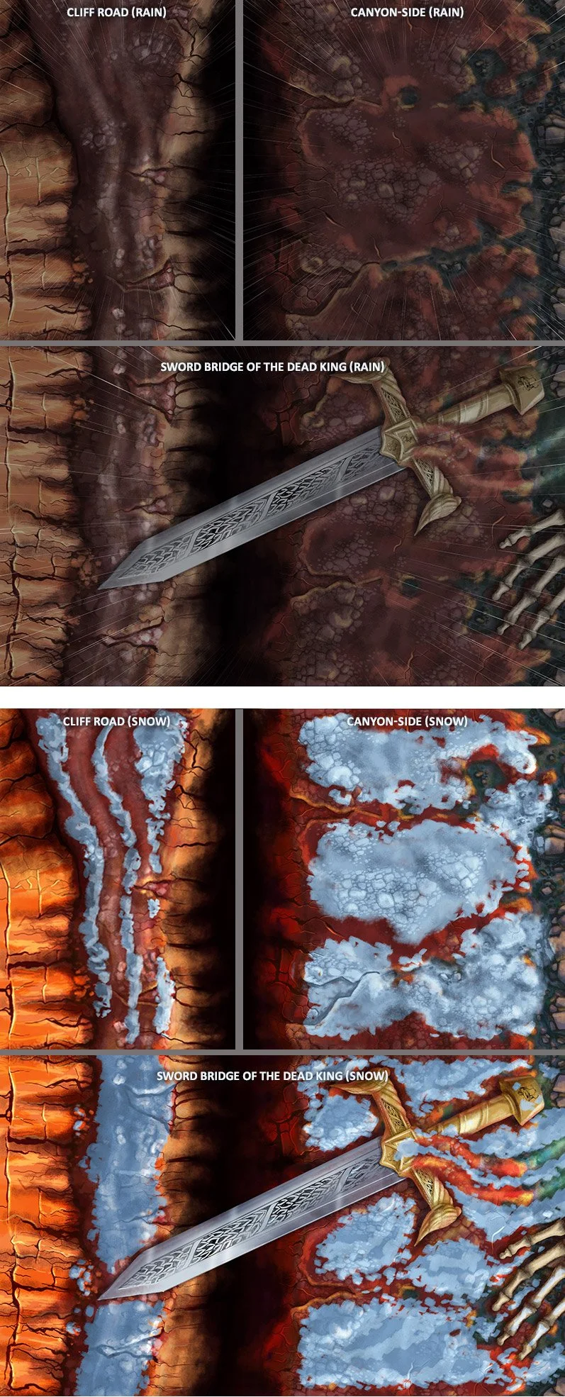 Underwater Kraken Phased Battle Map — Domille's Wondrous Works