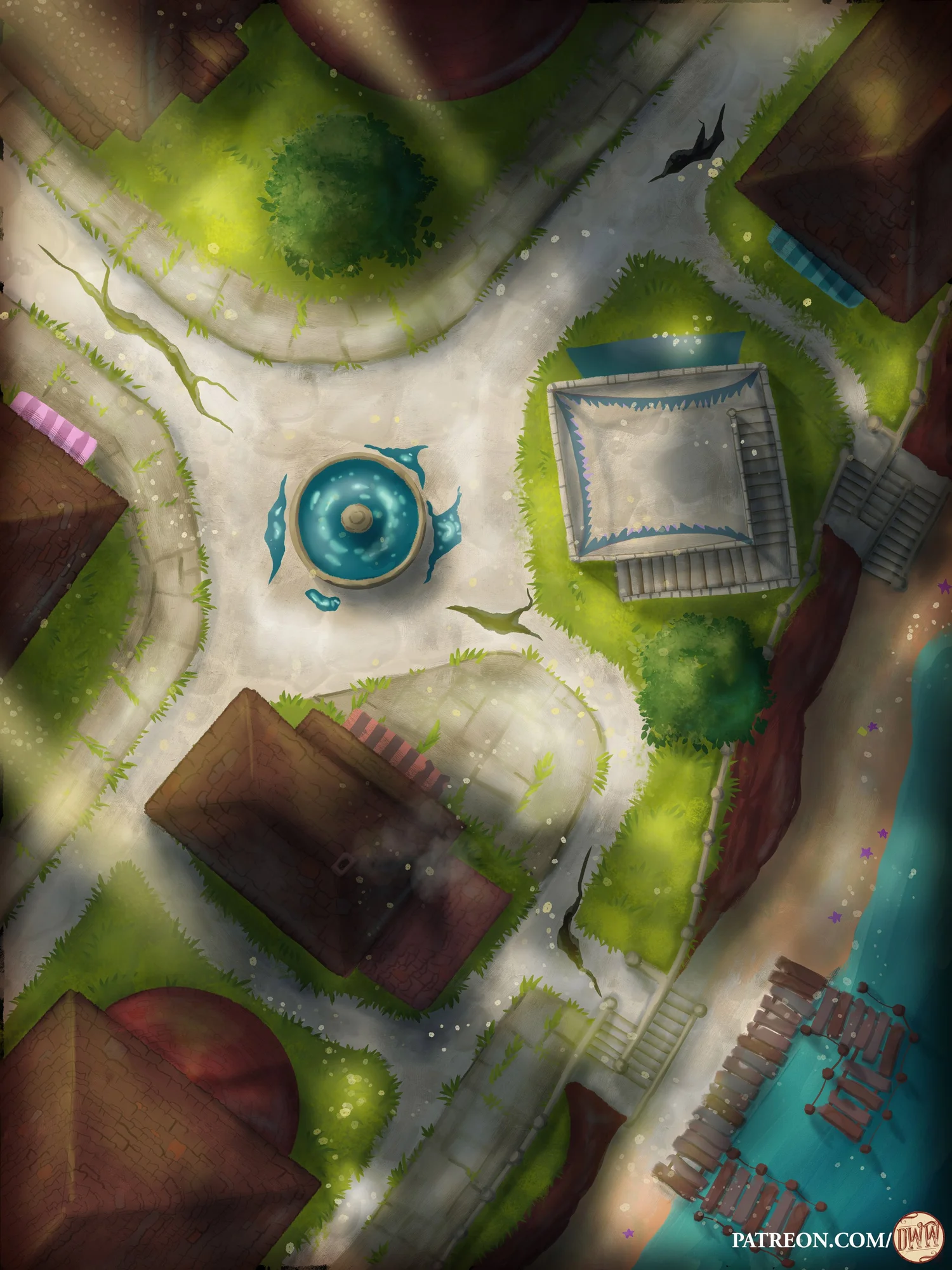 Vampire Lair Battle Map — Domille's Wondrous Works