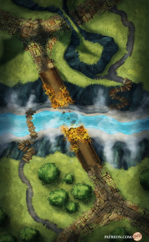 Water Arena Phased Battle Map — Domille's Wondrous Works