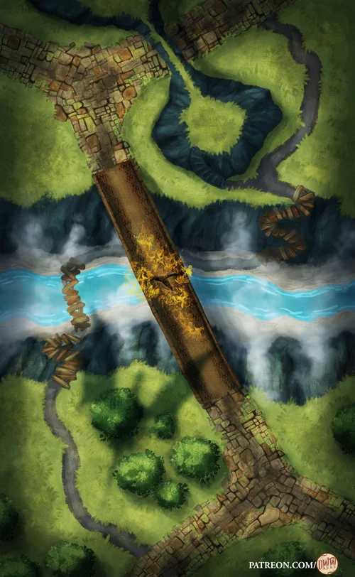 Dragon Skull Battle Map — Domille's Wondrous Works