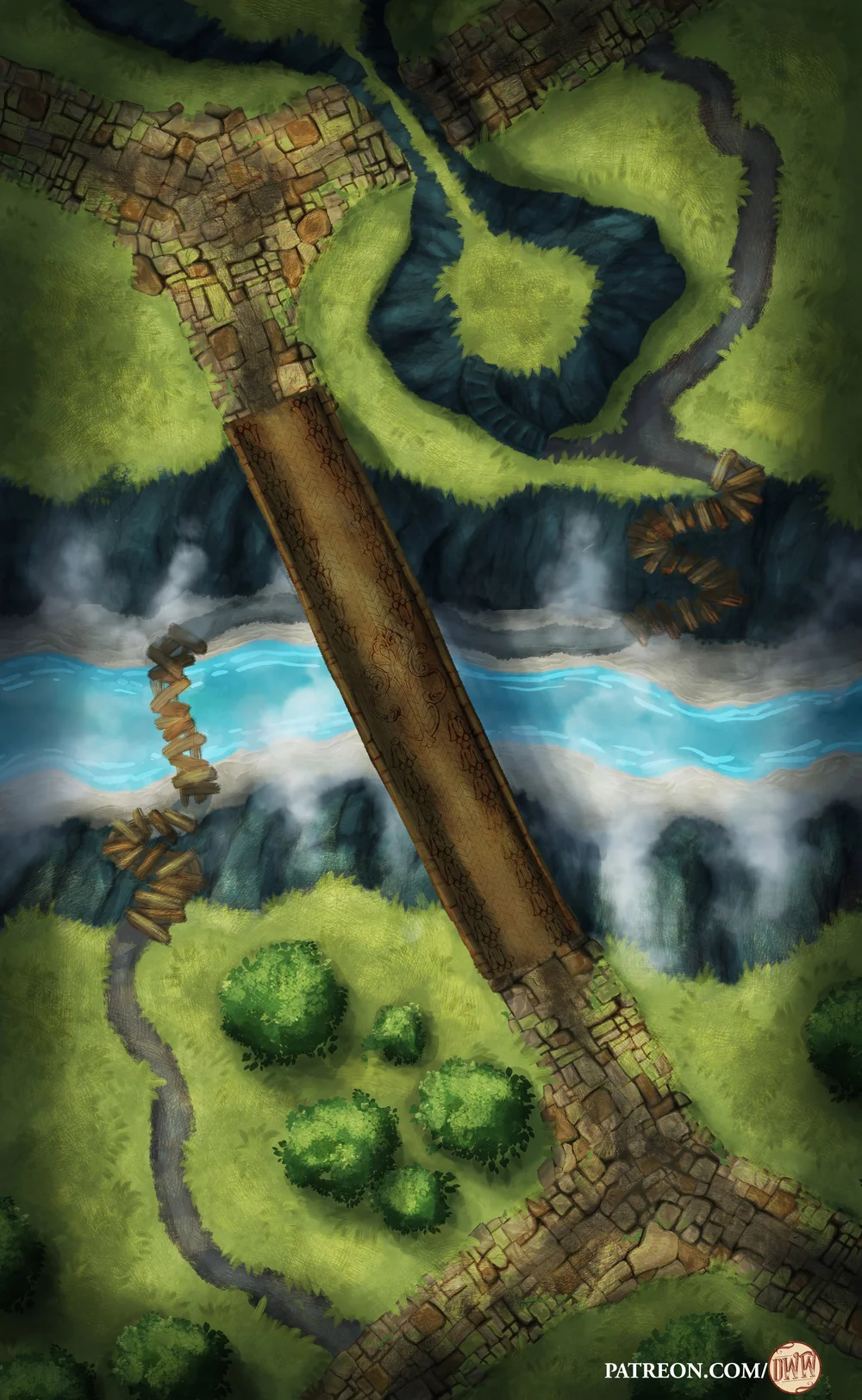 Underwater Kraken Phased Battle Map — Domille's Wondrous Works