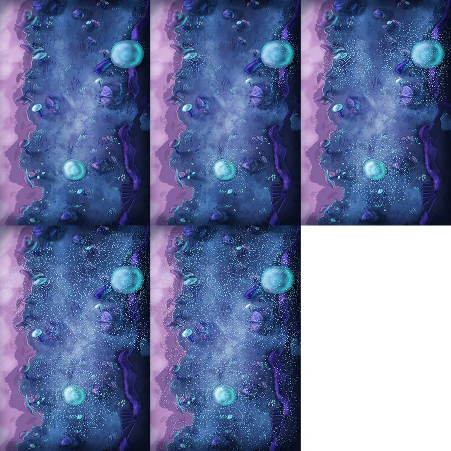Water Arena Phased Battle Map — Domille's Wondrous Works