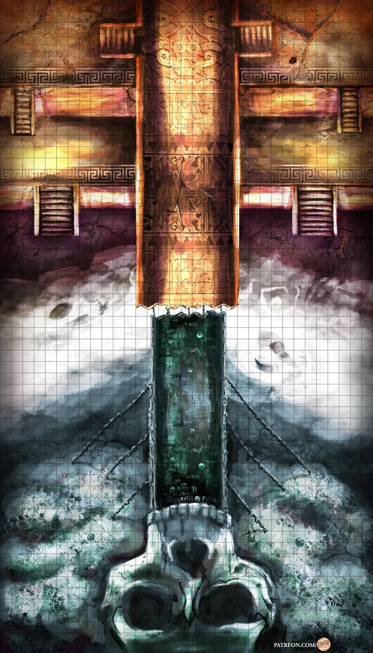 Mountain Village Battle Map — Domille's Wondrous Works