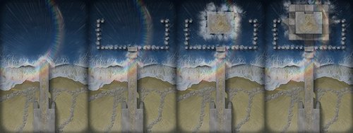 Ritual Temple Exterior Phased Battle Map — Domille's Wondrous Works