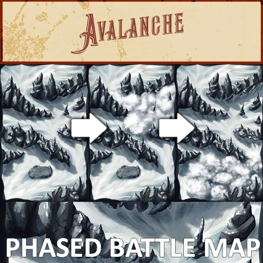 Mountain Village Battle Map — Domille's Wondrous Works