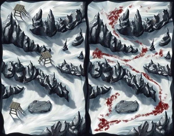 Mountain Village Battle Map — Domille's Wondrous Works
