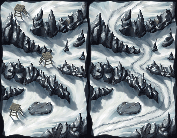 Mountain Village Battle Map — Domille's Wondrous Works