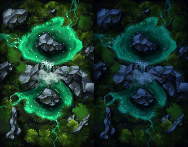 Underwater Kraken Phased Battle Map — Domille's Wondrous Works