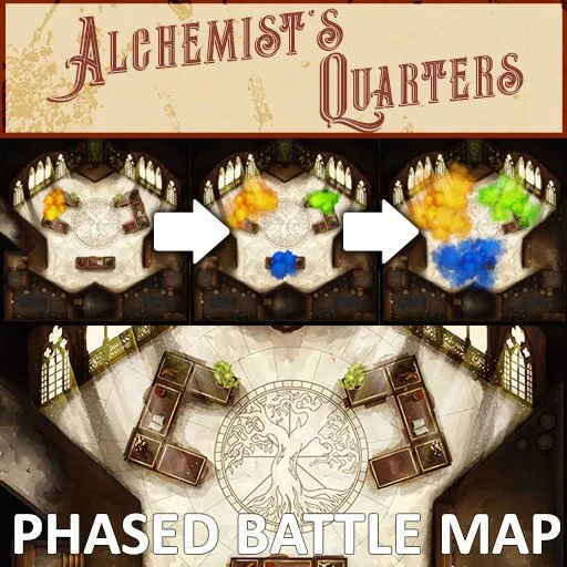 Swinging Bridge Phased Battle Map — Domille's Wondrous Works