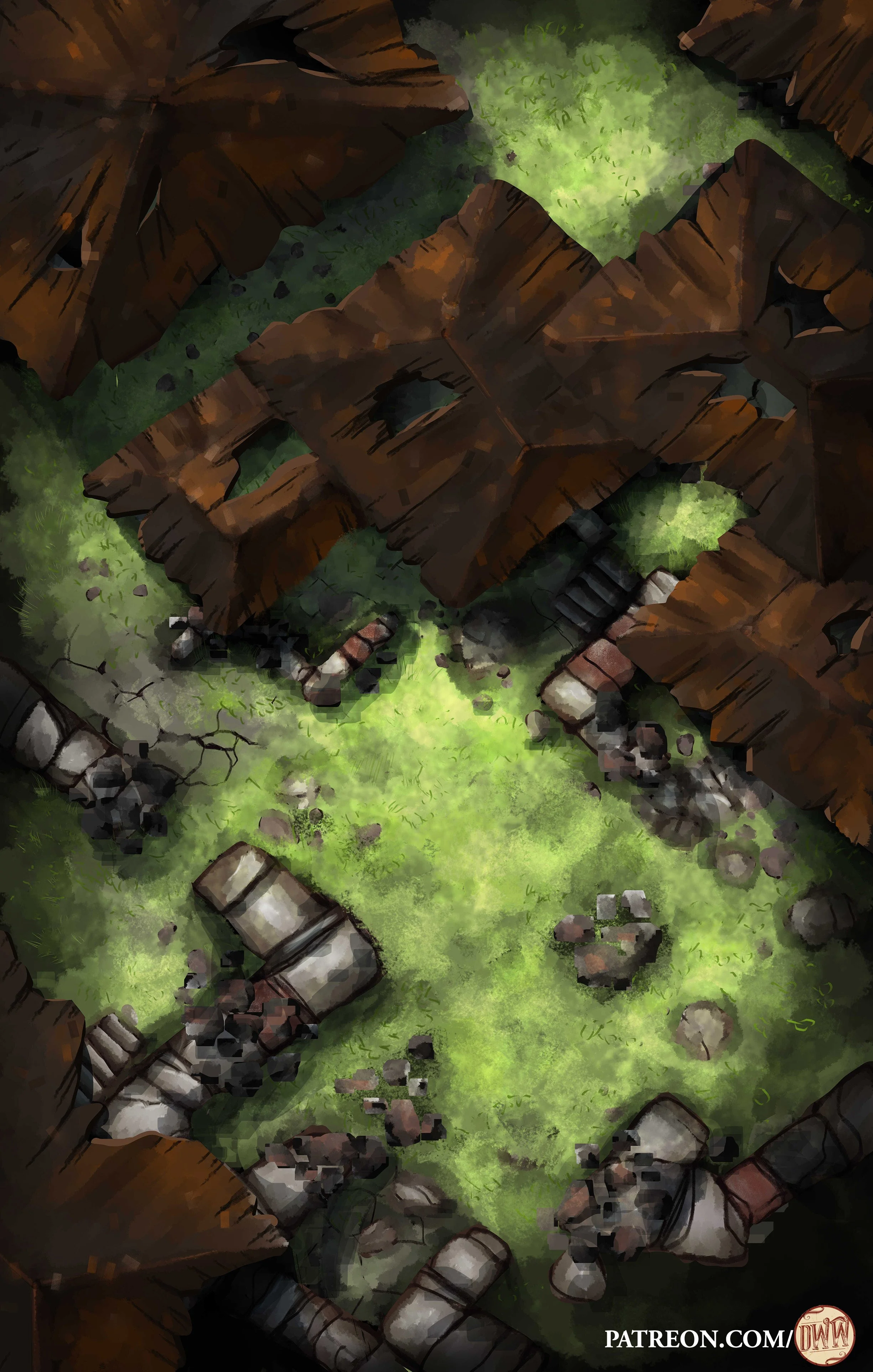 Water Arena Phased Battle Map — Domille's Wondrous Works